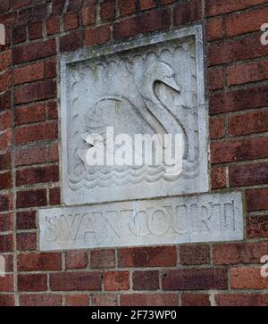 Swan Court, Chelsea Manor Street, Chelsea, London, SW3, UK Stock Photo ...