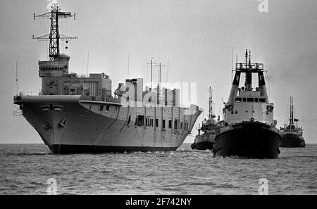 HMS Triumph Royal Navy Colossus-class light fleet aircraft carrier. She ...