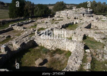 Talayots stones Archaeological site Mallorca, prehistoric era, Montuiri ...
