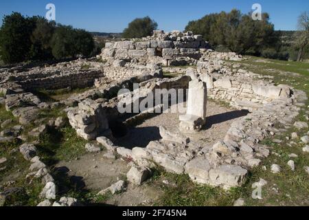 Talayots stones Archaeological site Mallorca, prehistoric era, Montuiri ...