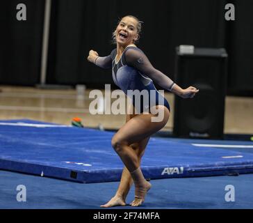Morgantown, WV, USA. 3rd Apr, 2021. Ohio State's Alexis Hankins ...