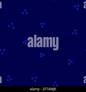 Geometric abstract seamless pattern randomly azure rings on yellow ...