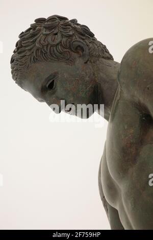 Historic representation of the human body, muscles / Historische ...