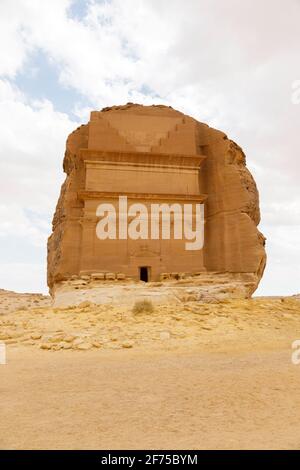 Tomb of Lihyan son of Kuza, known as Qasr AlFarid, the most iconic tomb ...
