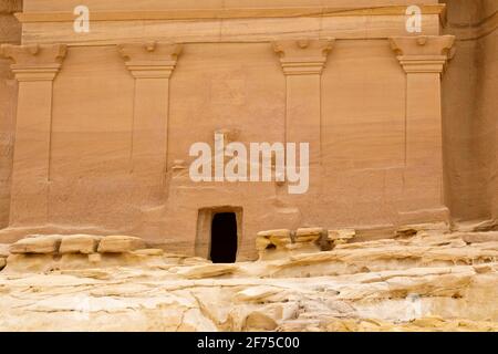 Tomb of Lihyan son of Kuza, known as Qasr AlFarid, the most iconic tomb ...