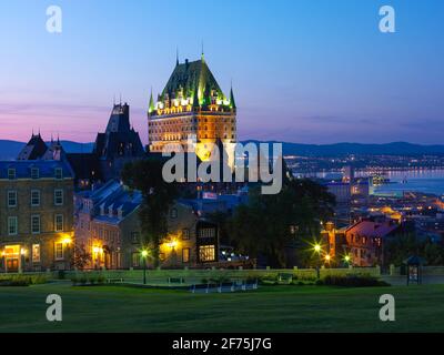 Panoramic view of the Quebec City Skyline Stock Photo - Alamy