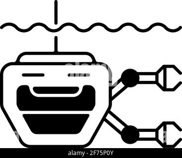 ROV - Remotely Operated Vehicle vector Illustration Stock Vector Image ...