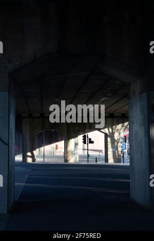 The Chiswick flyover, a short elevated section of the M4 motorway in ...