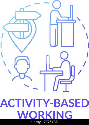 Activity-based working concept icon Stock Vector Image & Art - Alamy