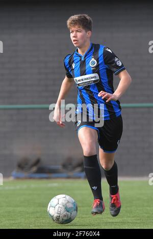 Isabelle Iliano (18) of Brugge pictured during a female soccer game between RSC Anderlecht Women ...