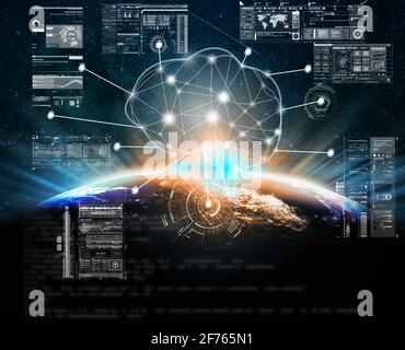 Elements of the Virtual World Stock Photo - Alamy