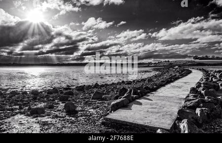 Strangford Lough, Island Hill, County Down, Northern Ireland, UK. 10 ...