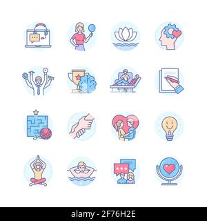 self actualization line icon, outline symbol, vector illustration ...