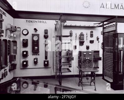 Gothenburg exhibition 1923. LM's booth Stock Photo - Alamy