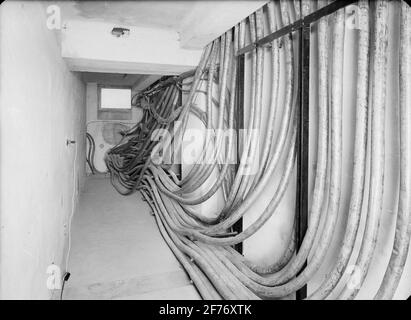 Karlaplan 2. Cable cellar Stock Photo - Alamy