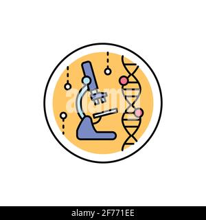 Pathology color line icon. Pictogram for web page, mobile app, promo ...
