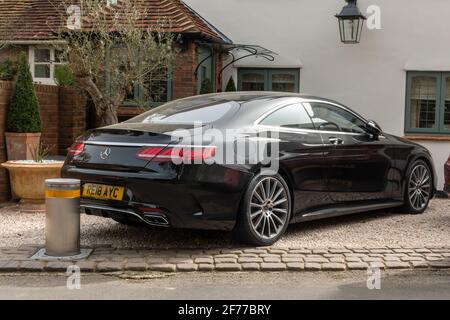 Rising bollard as an anti-theft device in a private driveway to prevent ...