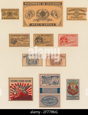 Matchbox labels, from the Swedish industrial and trading museum.Biology ...
