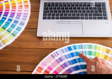 Human finger selecting an image on virtual screen Stock Photo - Alamy