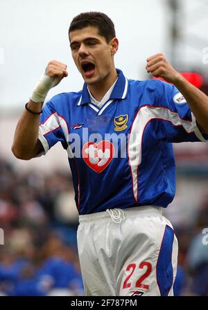 PORTSMOUTH V DERBY ESTATHIOS TAVLARIDIS. PIC MIKE WALKER Stock Photo ...