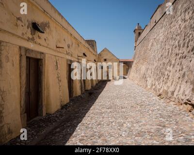 Former garrison buildings inside the fortress: Charles Fort once ...