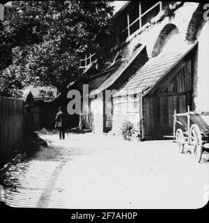 Inside the city wall of Rothenburg Stock Photo - Alamy