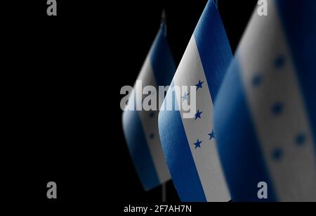 Small national flags of the Honduras on a white background Stock Photo ...