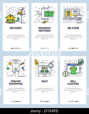 qr code internet web site line icon vector isolated illustration Stock ...