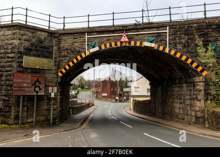 Cob Wall Viaduct, Blackburn, Lancashire. Built in 1850 carrying the ...