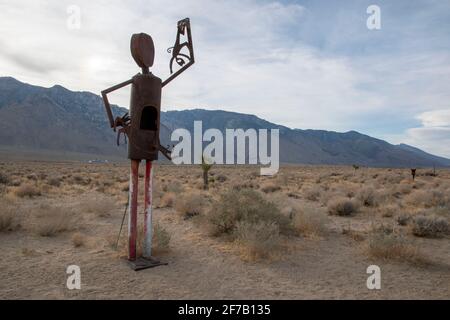 The Olancha Sculpture Garden is a fascinating place to stop on your way ...