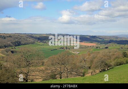 The Teme valley, Worcestershire, England, UK Stock Photo - Alamy
