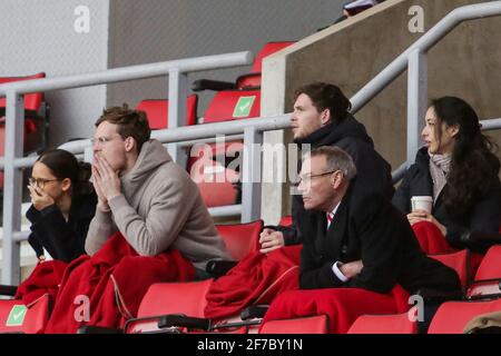 Sunderland Owner, Kyril Louis-Dreyfus is seen with Alexandra Nowikovsky ...