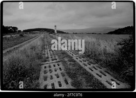 Germany 1994 Fulda Gap Point Alpha 1994 Tank tracks on the former ...