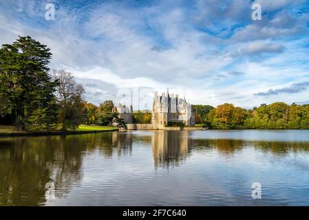 Chateau Domaine De La Bretesche Missillac, France Stock Photo - Alamy