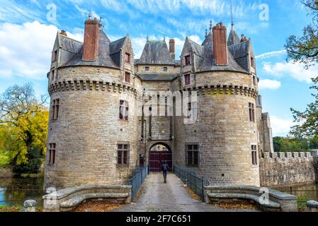 Chateau Domaine De La Bretesche Missillac, France Stock Photo - Alamy