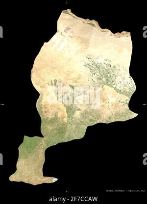 Jawzjan, province of Afghanistan. High resolution satellite map ...