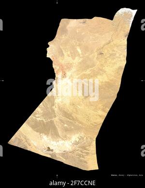 Nimroz, province of Afghanistan. High resolution satellite map Stock ...