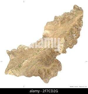 Panjshir, province of Afghanistan. High resolution satellite map ...