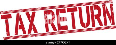 return stamp. return square grunge sign. return Stock Vector Image ...