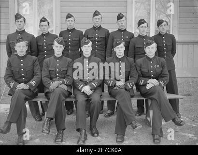 Pupils at Furir School at F 3 Östgöta Flight Fleet, 1942 Motifs ...