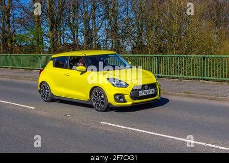 Sport Suzuki Swift, side view isolated on white background Stock Photo ...