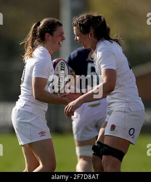 England's Helena Rowland during the Guinness Women's Six Nations match ...
