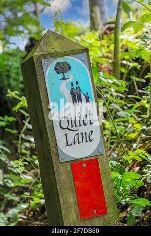 Signage in Macclesfield Forest Stock Photo - Alamy