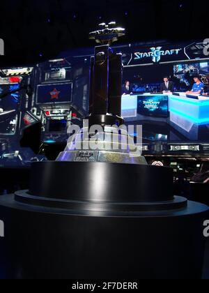 BlizzCon 2014 - StarCraft II WCS World Championship Finals Trophy Stock ...