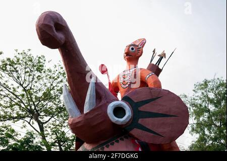 Mongol Shobhajatra of Bengali New Year 1426 Stock Photo - Alamy