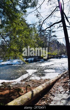The Wilson waterfalls north of Montreal. A local favourite to escape ...