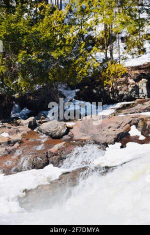 The Wilson waterfalls north of Montreal. A local favourite to escape ...