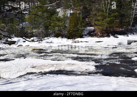The Wilson waterfalls north of Montreal. A local favourite to escape ...