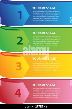 Simple Layout design with alphabet and area for own copy. Vector ...