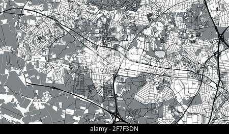 Urban vector city map of Ballerup, Denmark Stock Vector Image & Art - Alamy